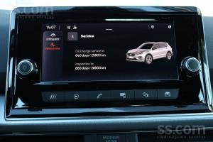 Grey SEAT Tarraco 2024 in Riga, with an engine capacity of 1.50 L and mileage of 33 thousand km for 28490 €, photo 17 on AUTOMOTO.COM.LV