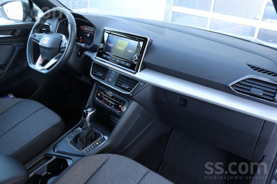 Grey SEAT Tarraco 2024 in Riga, with an engine capacity of 1.50 L and mileage of 33 thousand km for 28490 €, photo 28 on AUTOMOTO.COM.LV