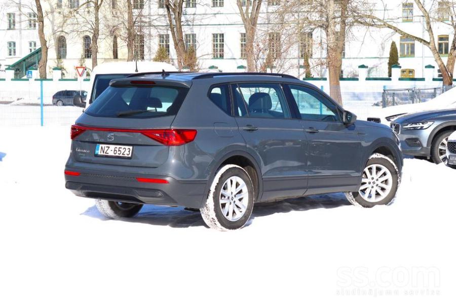Grey SEAT Tarraco 2024 in Riga, with an engine capacity of 1.50 L and mileage of 33 thousand km for 28490 €, photo 32 on AUTOMOTO.COM.LV