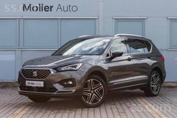 Grey SEAT Tarraco 2019 in Ventspils, with an engine capacity of 2.00 L and mileage of 135 thousand km for 27900 €, photo 1 on AUTOMOTO.COM.LV