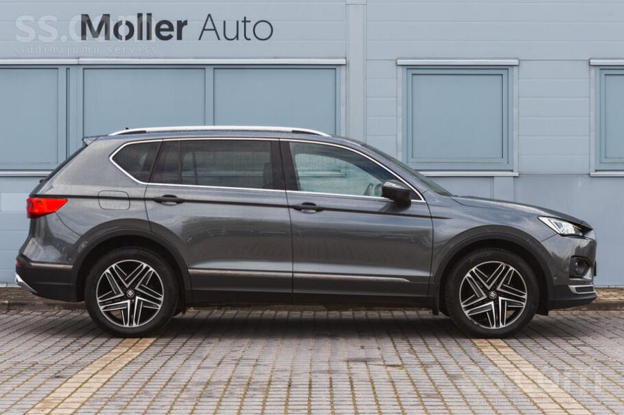 Grey SEAT Tarraco 2019 in Ventspils, with an engine capacity of 2.00 L and mileage of 135 thousand km for 27900 €, photo 6 on AUTOMOTO.COM.LV