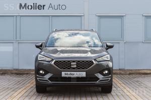 Grey SEAT Tarraco 2019 in Ventspils, with an engine capacity of 2.00 L and mileage of 135 thousand km for 27900 €, photo 8 on AUTOMOTO.COM.LV