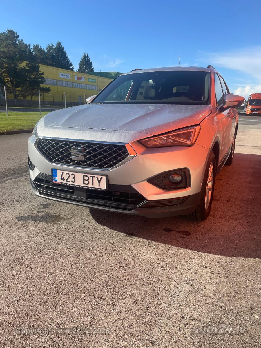 Grey SEAT Tarraco 2021 in Tallinn, with an engine capacity of 1.50 L and mileage of 96 thousand km for 21900 €, photo 1 on AUTOMOTO.COM.LV