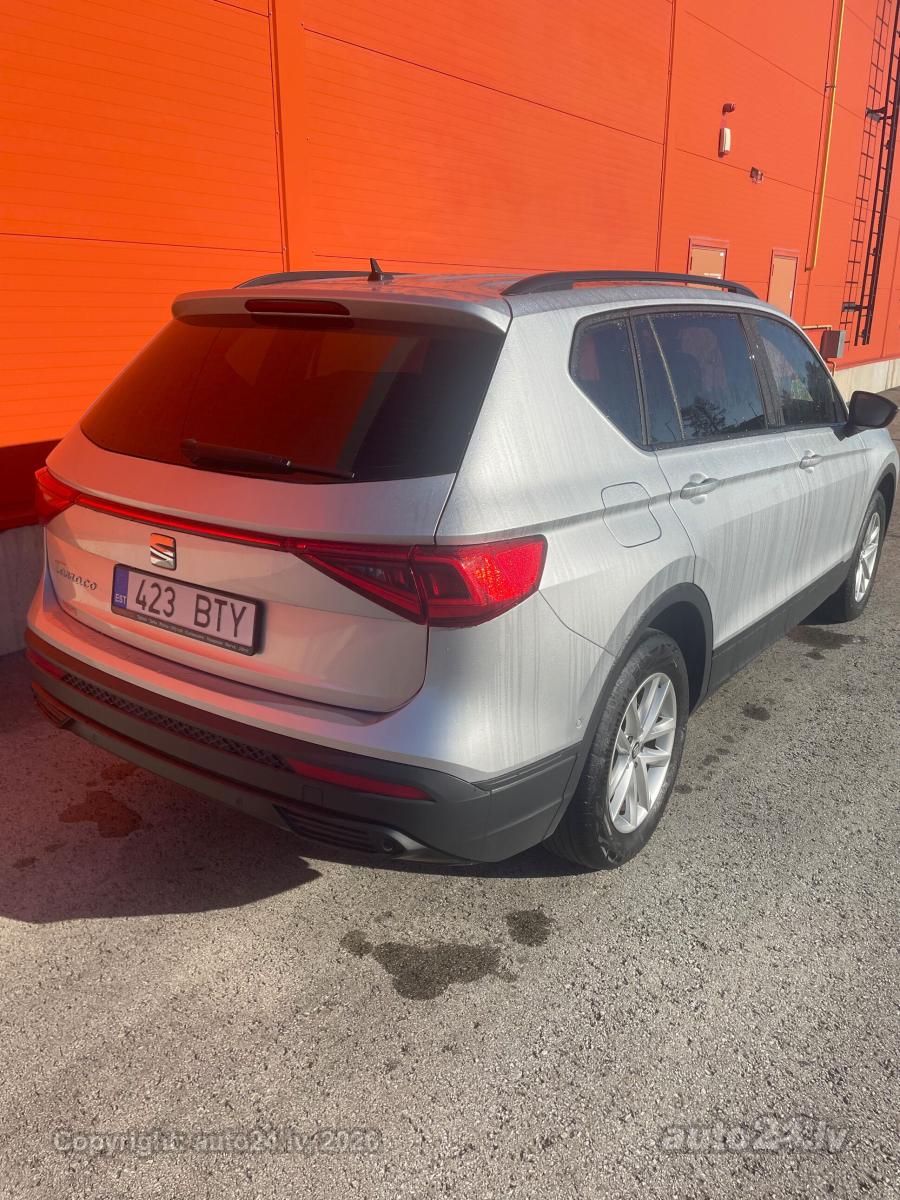 Grey SEAT Tarraco 2021 in Tallinn, with an engine capacity of 1.50 L and mileage of 96 thousand km for 21900 €, photo 6 on AUTOMOTO.COM.LV