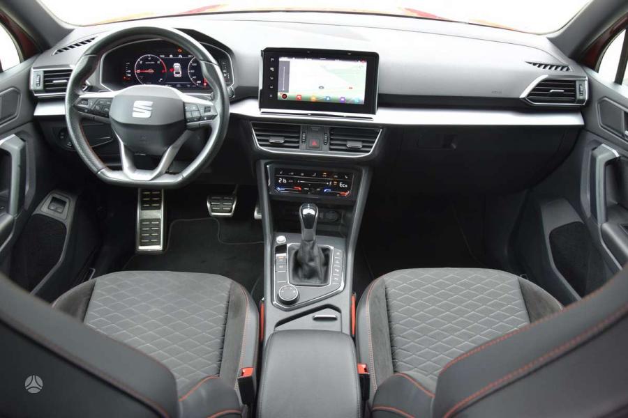 Red SEAT Tarraco 2021 in Vilnius, with an engine capacity of 1.40 L and mileage of 213 thousand km for 19899 €, photo 21 on AUTOMOTO.COM.LV