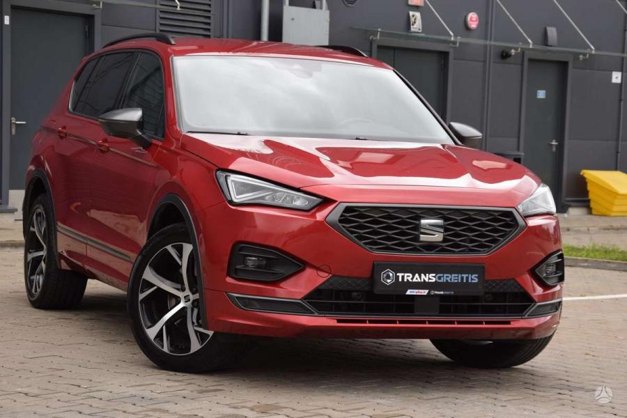 Красный Сеат Tarraco 2021 в Вильнюс, объемом двигателя 1.40 л и пробегом 213 тыс. км за 19899 €, фото 6 на AUTOMOTO.COM.LV