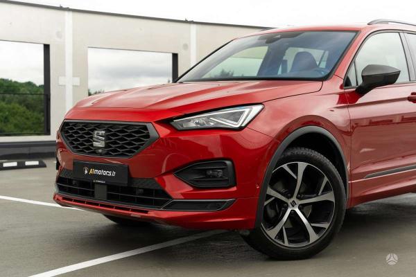 Red SEAT Tarraco 2022 in Vilnius, with an engine capacity of 1.97 L and mileage of 68 thousand km for 27950 €, photo 2 on AUTOMOTO.COM.LV