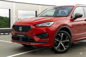 Red SEAT Tarraco 2022 in Vilnius, with an engine capacity of 1.97 L and mileage of 68 thousand km for 27950 €, photo 3 on AUTOMOTO.COM.LV