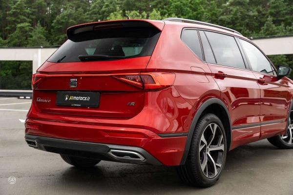 Red SEAT Tarraco 2022 in Vilnius, with an engine capacity of 1.97 L and mileage of 68 thousand km for 27950 €, photo 10 on AUTOMOTO.COM.LV