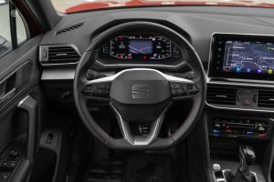 Red SEAT Tarraco 2022 in Vilnius, with an engine capacity of 1.97 L and mileage of 68 thousand km for 27950 €, photo 27 on AUTOMOTO.COM.LV