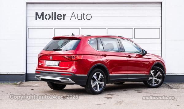 Red SEAT Tarraco 2023 in Riga, with an engine capacity of 2.00 L and mileage of 52 thousand km for 29207 €, photo 3 on AUTOMOTO.COM.LV