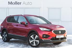 Red SEAT Tarraco 2023 in Ventspils, with an engine capacity of 2.00 L and mileage of 74 thousand km for 27950 €, photo 7 on AUTOMOTO.COM.LV