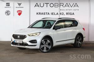 White SEAT Tarraco 2020 in Riga, with an engine capacity of 2.00 L and mileage of 199 thousand km for 19490 €, photo  on AUTOMOTO.COM.LV