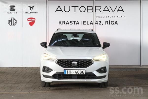 White SEAT Tarraco 2020 in Riga, with an engine capacity of 2.00 L and mileage of 199 thousand km for 19490 €, photo 2 on AUTOMOTO.COM.LV