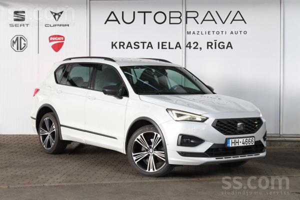 White SEAT Tarraco 2020 in Riga, with an engine capacity of 2.00 L and mileage of 199 thousand km for 19490 €, photo 3 on AUTOMOTO.COM.LV