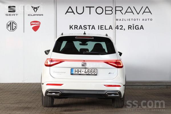 White SEAT Tarraco 2020 in Riga, with an engine capacity of 2.00 L and mileage of 199 thousand km for 19490 €, photo 7 on AUTOMOTO.COM.LV