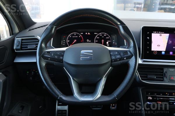 White SEAT Tarraco 2020 in Riga, with an engine capacity of 2.00 L and mileage of 199 thousand km for 19490 €, photo 10 on AUTOMOTO.COM.LV