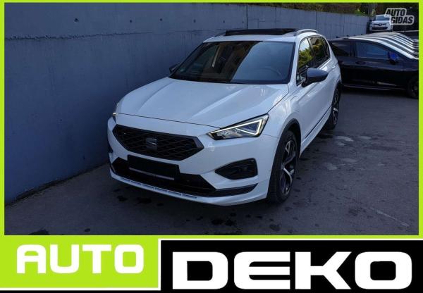White SEAT Tarraco 2021 in Kaunas, with an engine capacity of 1.40 L and mileage of 87 thousand km for 30422 €, photo 1 on AUTOMOTO.COM.LV