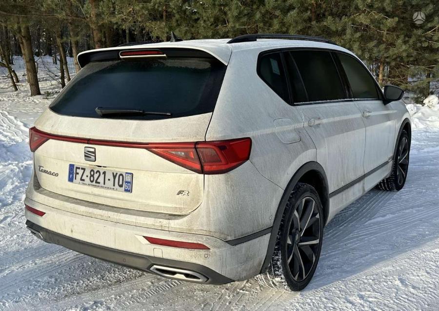 Balts SEAT Tarraco 2021 Tauragė, ar dzinēja tilpumu 1.97 L un nobraukumu 350 tūkst. km par 12800 €, foto 2 vietnē AUTOMOTO.COM.LV