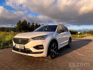 White SEAT Tarraco 2021 in Riga, with an engine capacity of 2.00 L and mileage of 151 thousand km for 21500 €, photo  on AUTOMOTO.COM.LV