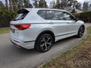 White SEAT Tarraco 2021 in Riga, with an engine capacity of 2.00 L and mileage of 76 thousand km for 28700 €, photo 5 on AUTOMOTO.COM.LV