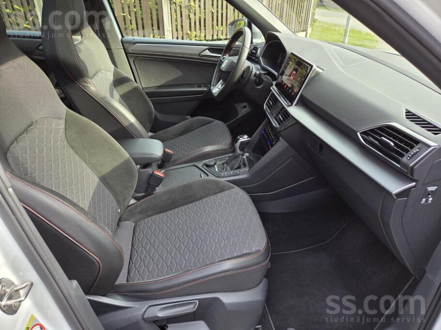 White SEAT Tarraco 2021 in Riga, with an engine capacity of 2.00 L and mileage of 76 thousand km for 28700 €, photo 9 on AUTOMOTO.COM.LV