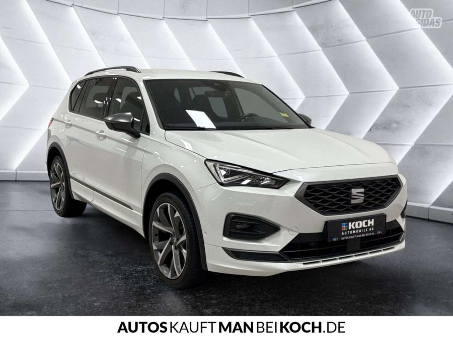 White SEAT Tarraco 2022 in Kaunas, with an engine capacity of 1.40 L and mileage of 55 thousand km for 31857 €, photo 6 on AUTOMOTO.COM.LV