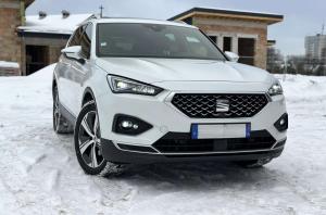 White SEAT Tarraco 2022 in Kaunas, with an engine capacity of 1.97 L and mileage of 189 thousand km for 20999 €, photo  on AUTOMOTO.COM.LV