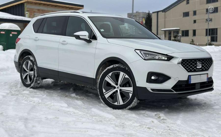 Balts SEAT Tarraco 2022 Kauņa, ar dzinēja tilpumu 1.97 L un nobraukumu 189 tūkst. km par 20999 €, foto 18 vietnē AUTOMOTO.COM.LV