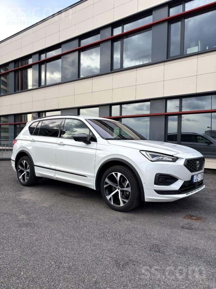 Balts SEAT Tarraco 2023 Rīga, ar dzinēja tilpumu 2.00 L un nobraukumu 69 tūkst. km par 30300 €, foto 1 vietnē AUTOMOTO.COM.LV