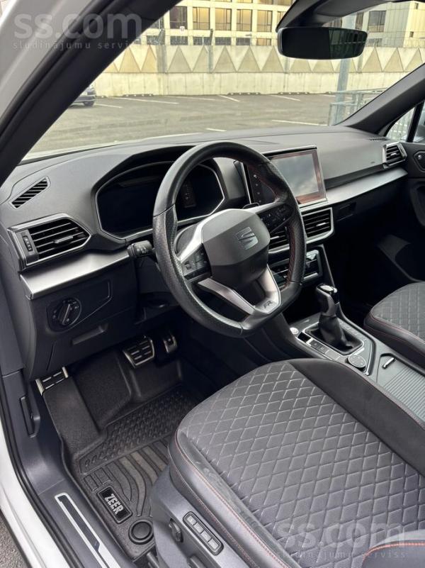 Balts SEAT Tarraco 2023 Rīga, ar dzinēja tilpumu 2.00 L un nobraukumu 70 tūkst. km par 29900 €, foto 5 vietnē AUTOMOTO.COM.LV