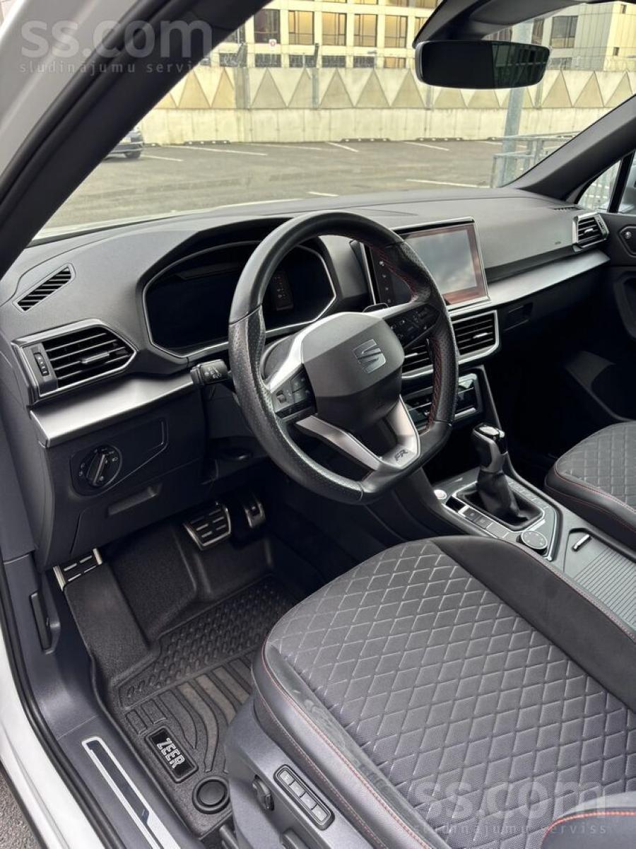 Balts SEAT Tarraco 2023 Rīga, ar dzinēja tilpumu 2.00 L un nobraukumu 70 tūkst. km par 29900 €, foto 6 vietnē AUTOMOTO.COM.LV