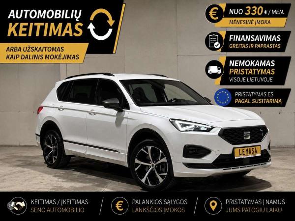 Белый Сеат Tarraco 2023 в Клайпеда, объемом двигателя 1.97 л и пробегом 186 тыс. км за 23500 €, фото 1 на AUTOMOTO.COM.LV