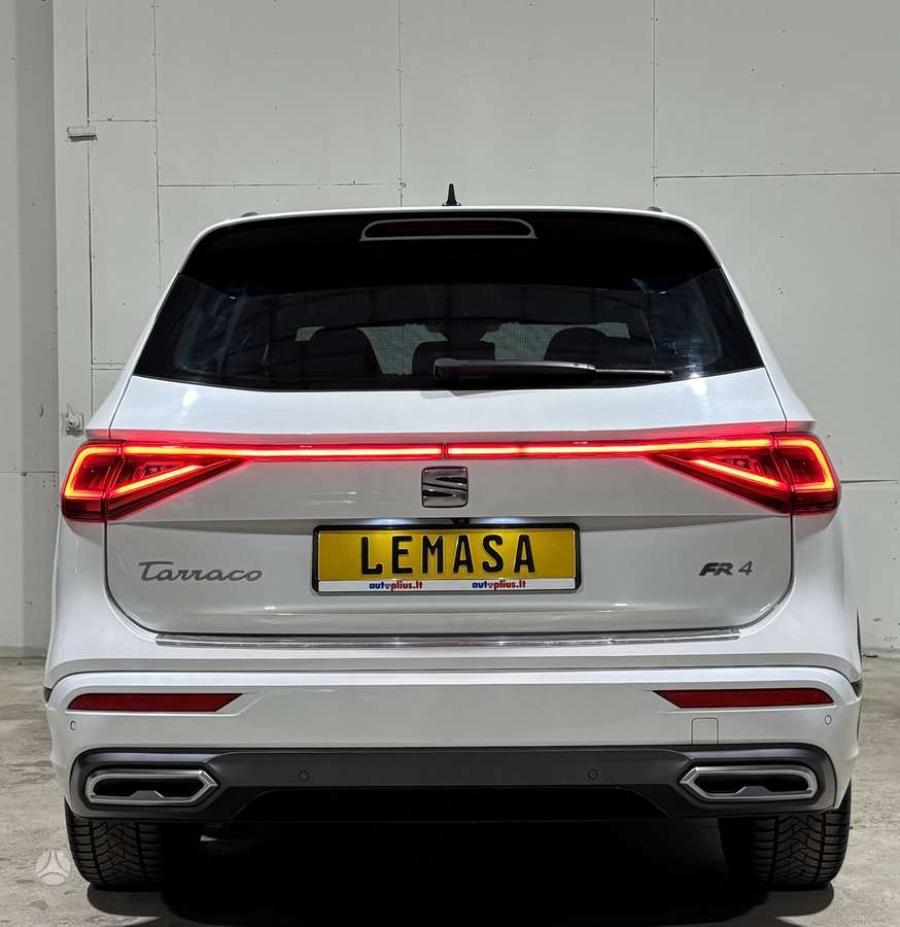 White SEAT Tarraco 2023 in Klaipeda, with an engine capacity of 1.97 L and mileage of 186 thousand km for 23500 €, photo 22 on AUTOMOTO.COM.LV