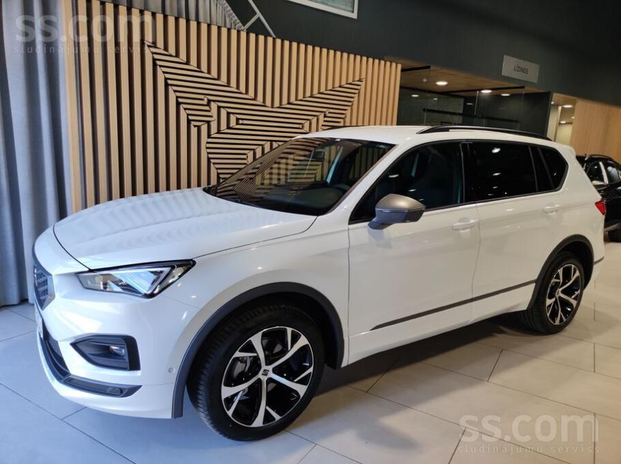 Белый Сеат Tarraco 2023 в Валмиера, объемом двигателя 2.00 л и пробегом 50 тыс. км за 28800 €, фото 3 на AUTOMOTO.COM.LV