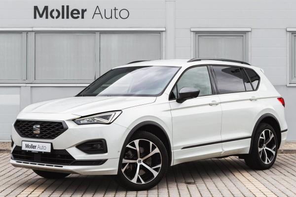 White SEAT Tarraco 2023 in Ventspils, with an engine capacity of 2.00 L and mileage of 74 thousand km for 29050 €, photo 1 on AUTOMOTO.COM.LV