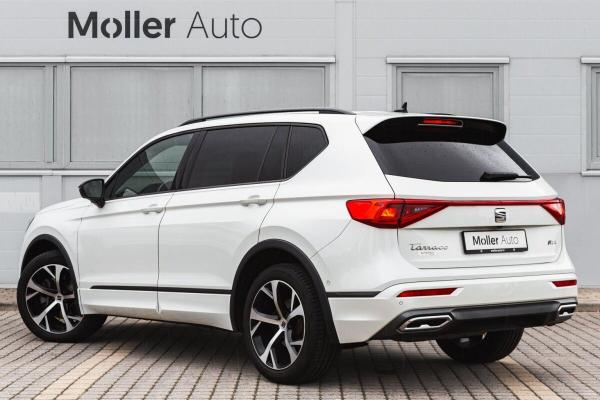 White SEAT Tarraco 2023 in Ventspils, with an engine capacity of 2.00 L and mileage of 74 thousand km for 29050 €, photo 4 on AUTOMOTO.COM.LV