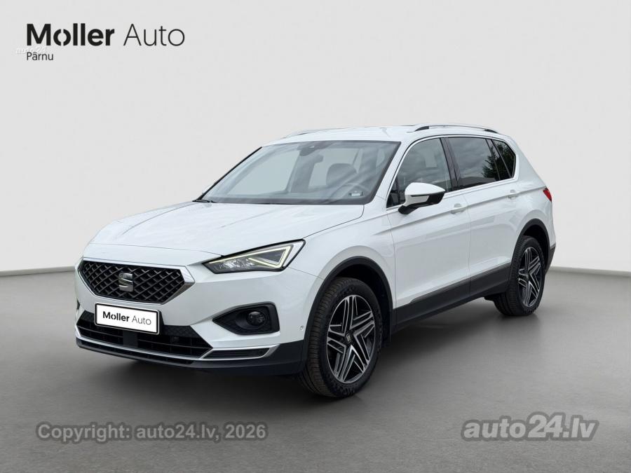 White SEAT Tarraco 2019 in Parnu, with an engine capacity of 2.00 L and mileage of 75 thousand km for 25900 €, photo 1 on AUTOMOTO.COM.LV