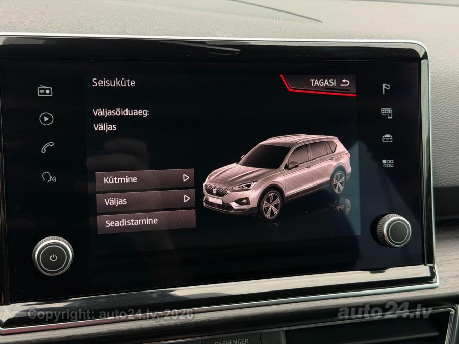 White SEAT Tarraco 2019 in Parnu, with an engine capacity of 2.00 L and mileage of 75 thousand km for 25900 €, photo 20 on AUTOMOTO.COM.LV