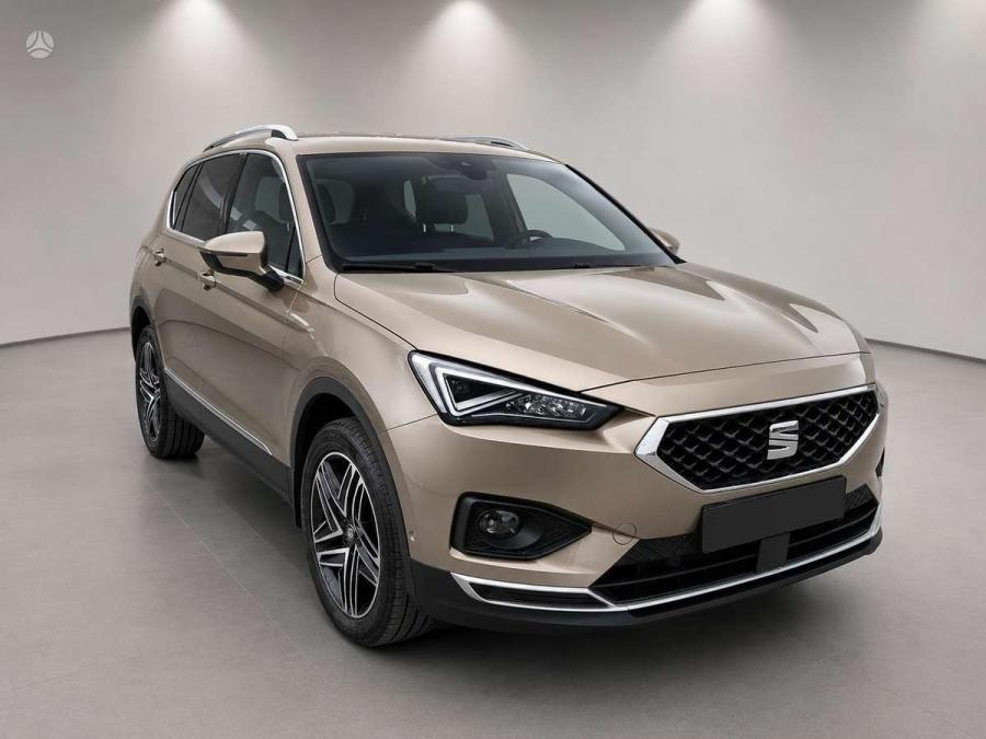 Yellow SEAT Tarraco 2020 in Vilnius, with an engine capacity of 1.97 L and mileage of 107 thousand km for 21700 €, photo 1 on AUTOMOTO.COM.LV