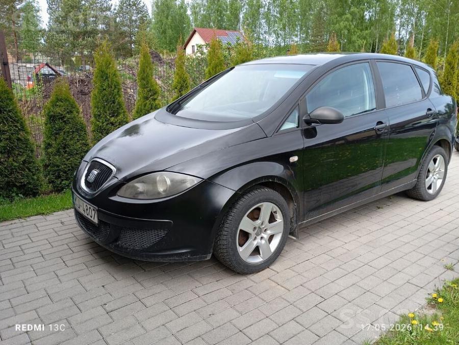 Черный Сеат Толедо 2008 в Рига, объемом двигателя 1.90 л и пробегом 350 тыс. км за 1500 €, фото 1 на AUTOMOTO.COM.LV