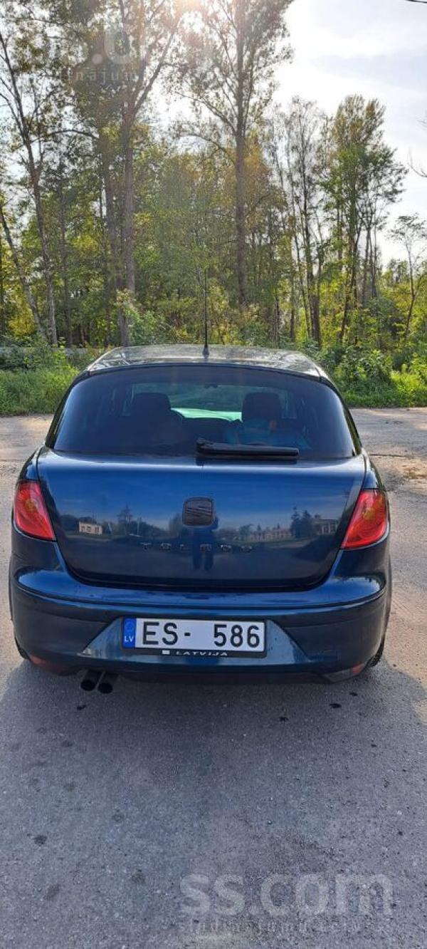 Zils SEAT Toledo 2005 Rīga, ar dzinēja tilpumu 1.90 L un nobraukumu 330 tūkst. km par 1650 €, foto 2 vietnē AUTOMOTO.COM.LV