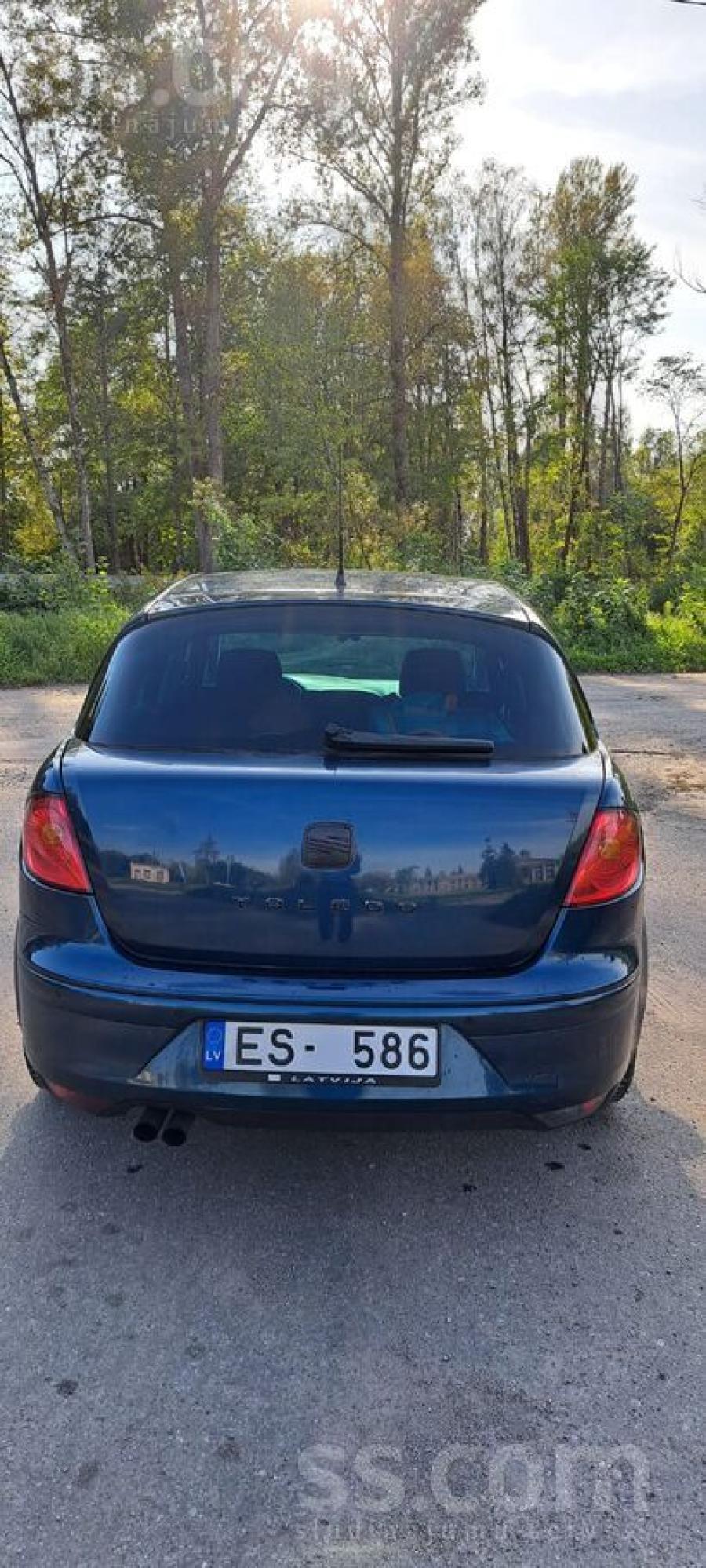 Blue SEAT Toledo 2005 in Riga, with an engine capacity of 1.90 L and mileage of 330 thousand km for 1650 €, photo 3 on AUTOMOTO.COM.LV