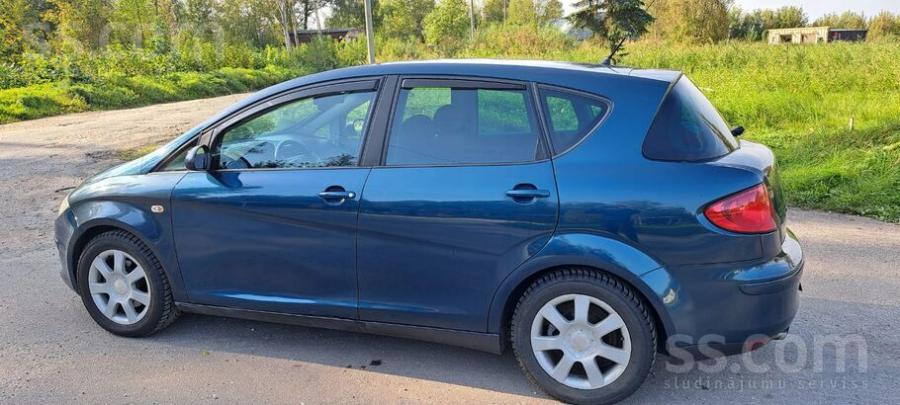 Blue SEAT Toledo 2005 in Riga, with an engine capacity of 1.90 L and mileage of 330 thousand km for 1650 €, photo 6 on AUTOMOTO.COM.LV