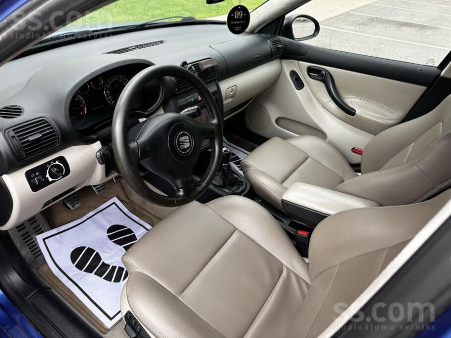 Blue SEAT Toledo 2004 in Riga, with an engine capacity of 2.30 L and mileage of 265 thousand km for 3500 €, photo 6 on AUTOMOTO.COM.LV