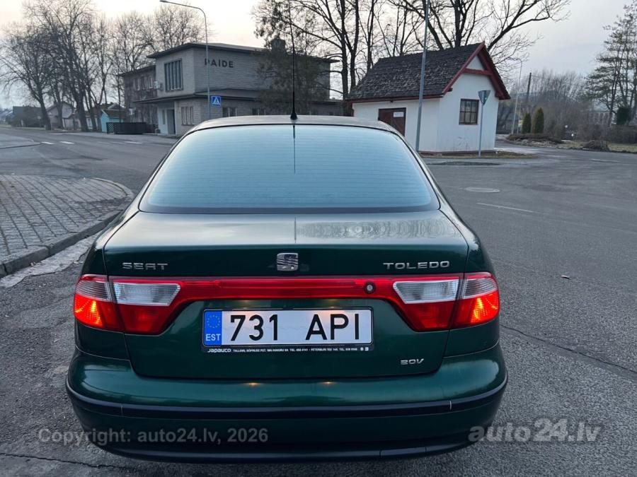 Zaļš SEAT Toledo 2001 Paide, ar dzinēja tilpumu 1.80 L un nobraukumu 180 tūkst. km par 2499 €, foto 4 vietnē AUTOMOTO.COM.LV