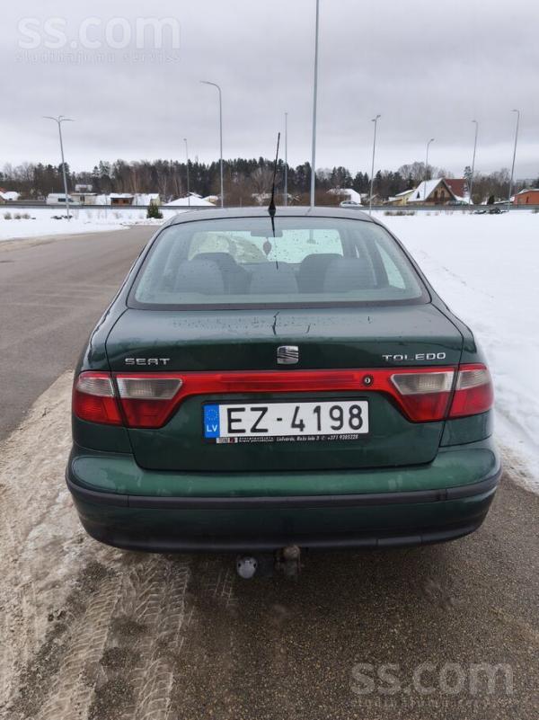 Zaļš SEAT Toledo 2002 Ogre, ar dzinēja tilpumu 1.90 L un nobraukumu 393 tūkst. km par 600 €, foto 6 vietnē AUTOMOTO.COM.LV