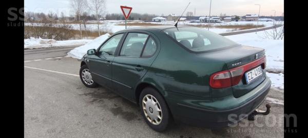 Green SEAT Toledo 2002 in Daugavpils, with an engine capacity of 1.90 L and mileage of 395 thousand km for 1100 €, photo 5 on AUTOMOTO.COM.LV