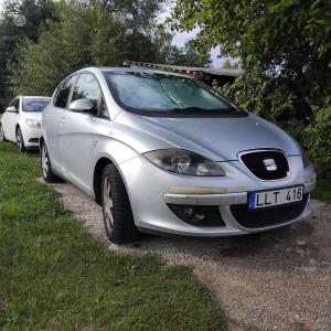 Grey SEAT Toledo 2005 in Vilnius, with an engine capacity of 1.97 L and mileage of 268 thousand km for 1800 €, photo 3 on AUTOMOTO.COM.LV