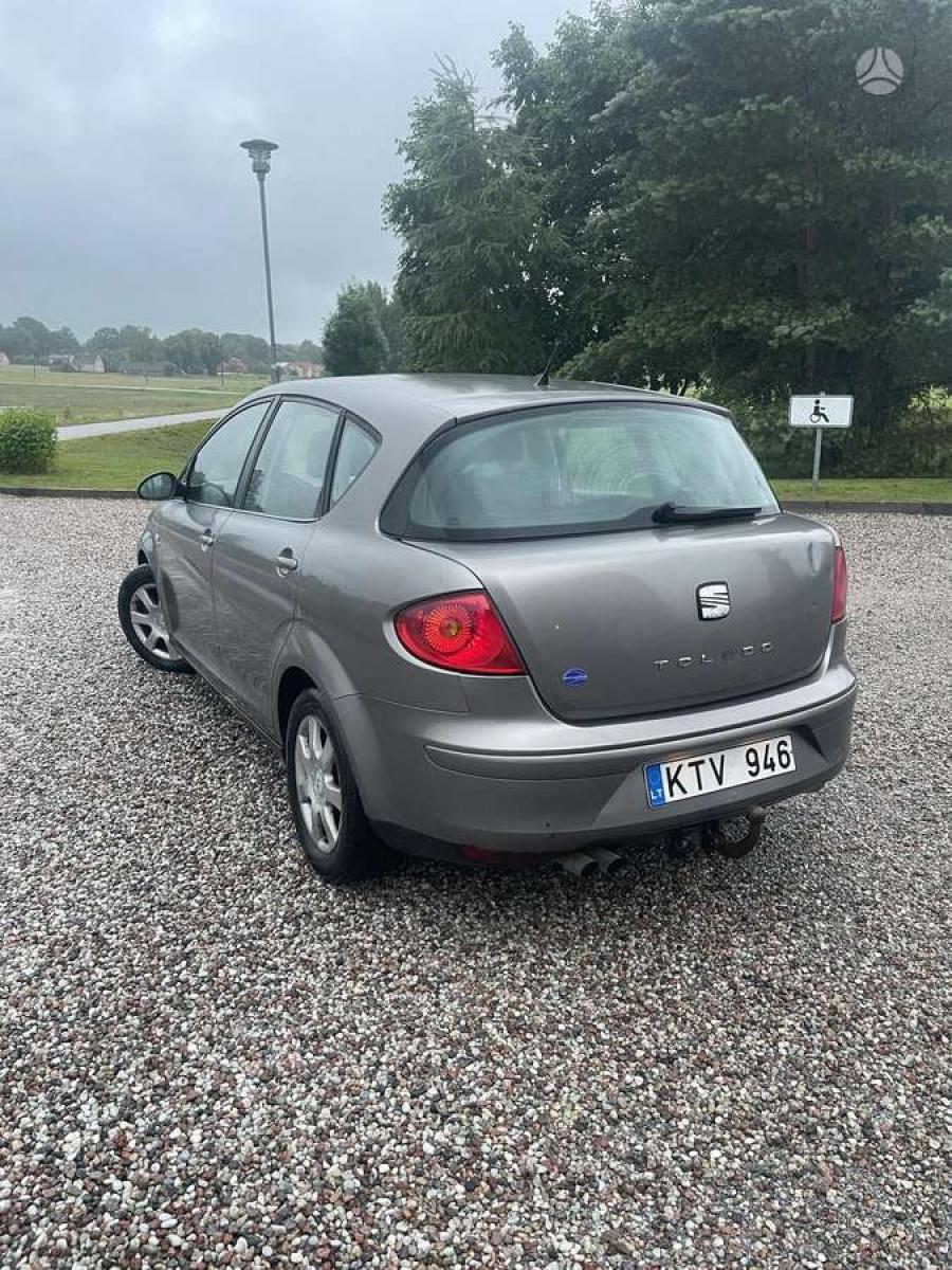 Pelēks SEAT Toledo 2006 Tauragė, ar dzinēja tilpumu 1.97 L un nobraukumu 277 tūkst. km par 1499 €, foto 7 vietnē AUTOMOTO.COM.LV
